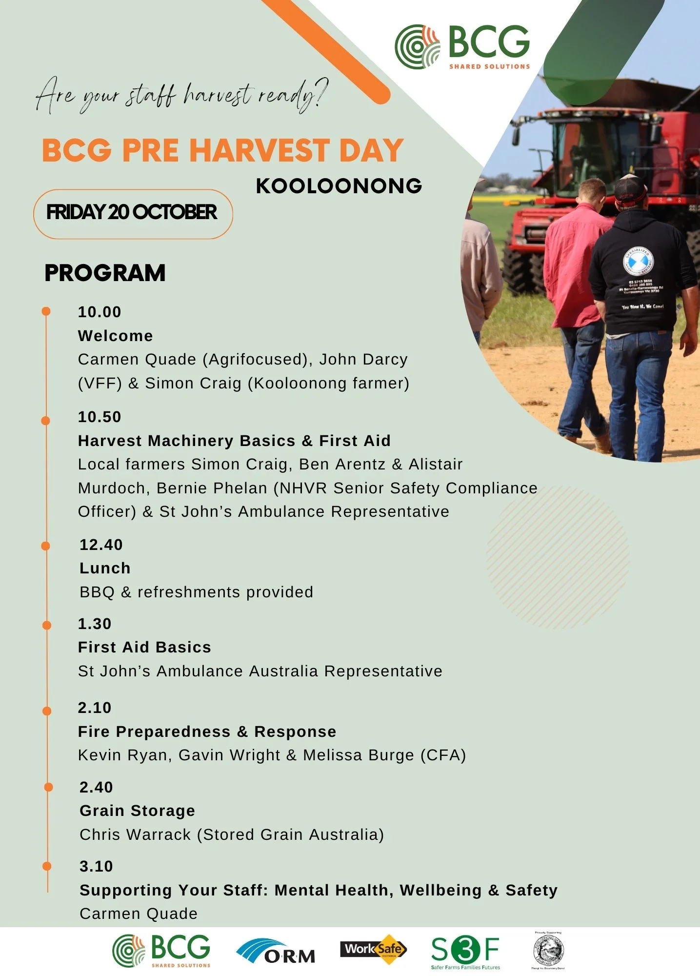 Pre-Harvest Day | Birchip Cropping Group