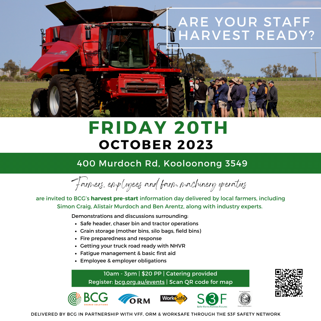 Pre-Harvest Day | Birchip Cropping Group